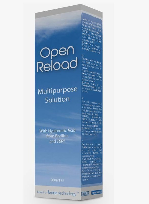 Safilens Solutions - Open Reload Multi-Purpose Solution 280ml - Optica