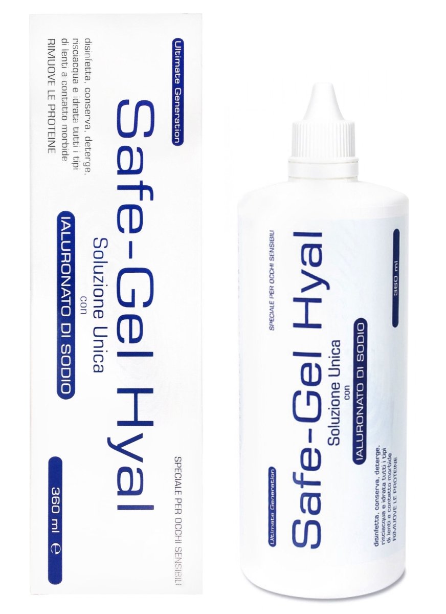 Safilens Solutions - SAFE-GEL HYAL Multipurpose – Optica